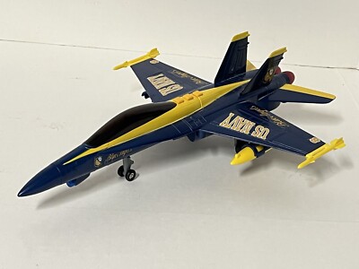 RARE Blue Angels F-18 Hornet Toy Jet FUNRISE 1997 14"x10" | eBay