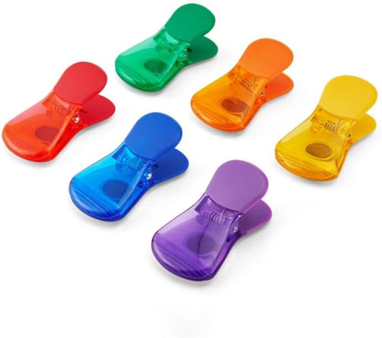 Big Plastic Food Bag Clips, Snack Clips for Bags Reusable Kitchen Home ...