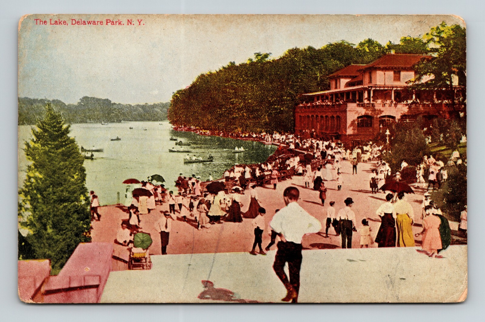 Delaware Park Buffalo New York - The Lake - PCK Series - c.1919 ...