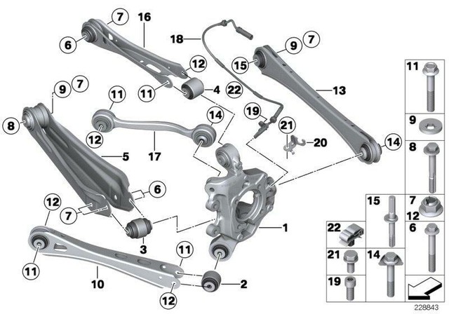 2x Original BMW 33306793792 - Exzenterschraube online kaufen | eBay