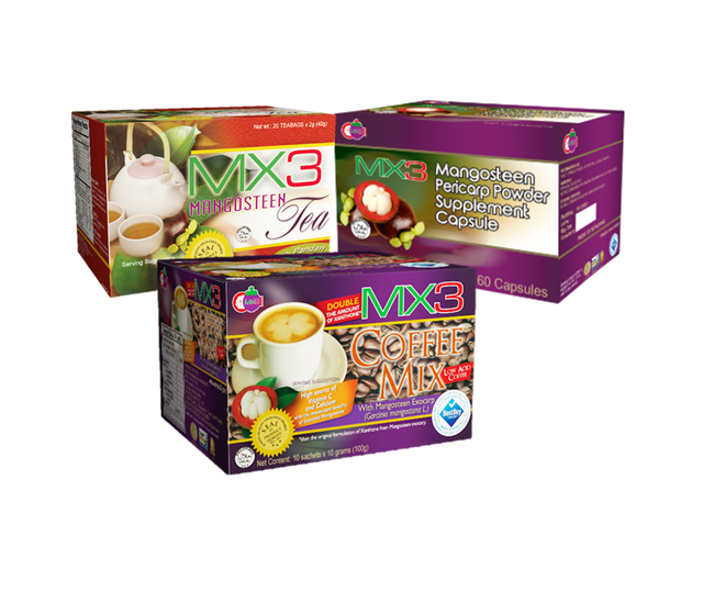 30 Mx3 Coffee Mix With Mangosteen Exocarp Sachets 10g for sale online ...