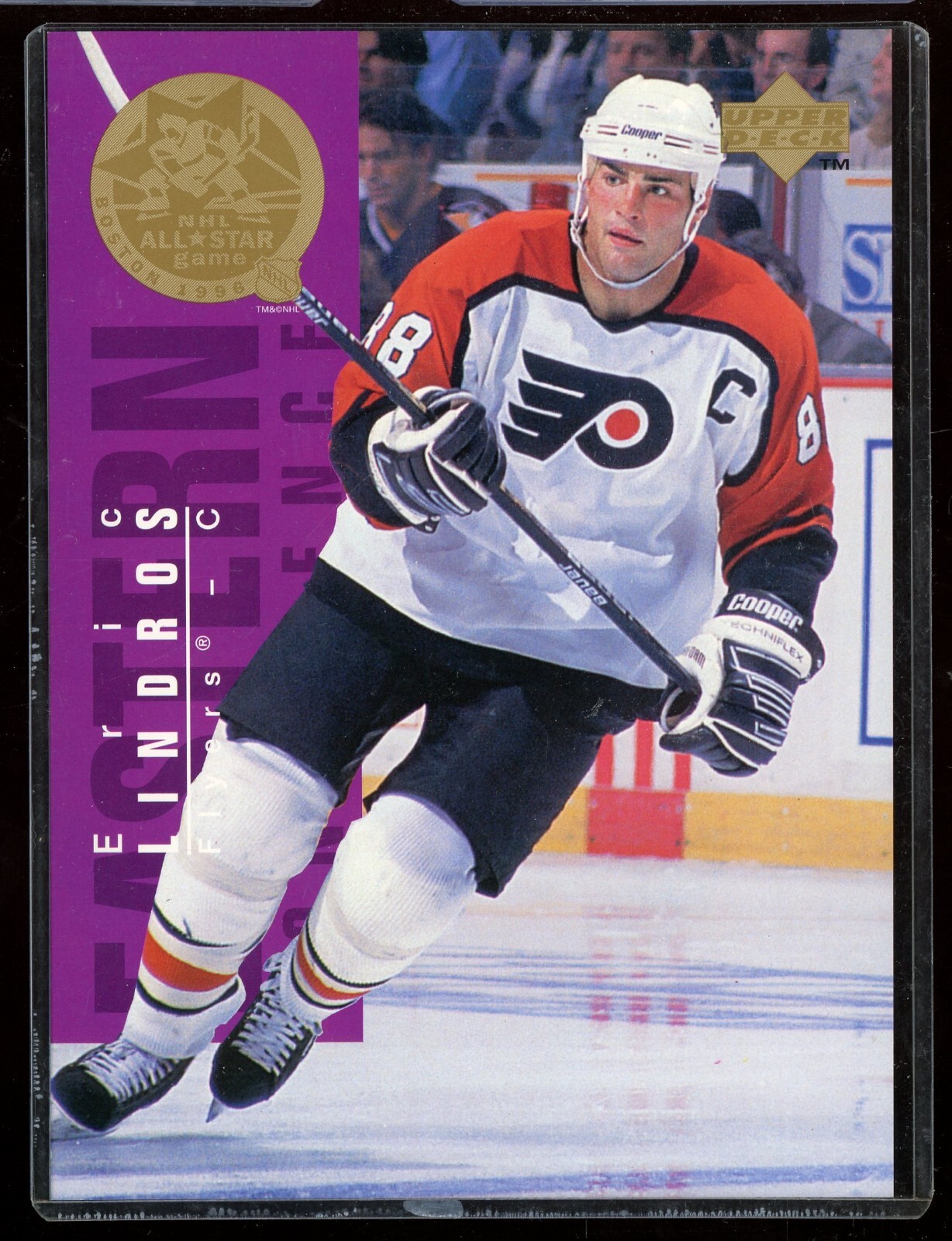 Eric Lindros / Peter Forsberg 1995 Upper Deck #AS17 All Stars Jumbo Price Guide - Sports Card ...