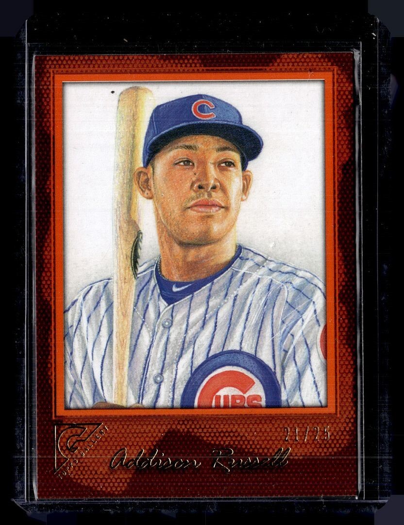 2017 TOPPS GALLERY ORANGE /25 ADDISON RUSSELL CUBS | eBay