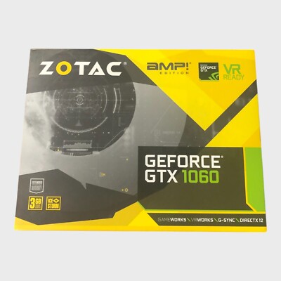 Zotac NVIDIA GeForce GTX 1060 Graphics Card - New & Sealed Packaging | eBay