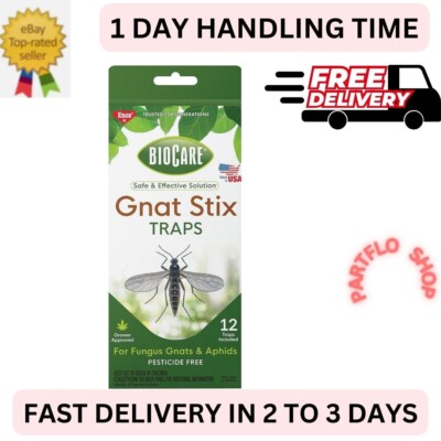 Biocare Gnat Stix for Fungus Gnats and Aphids, Pest Control for Plants ...