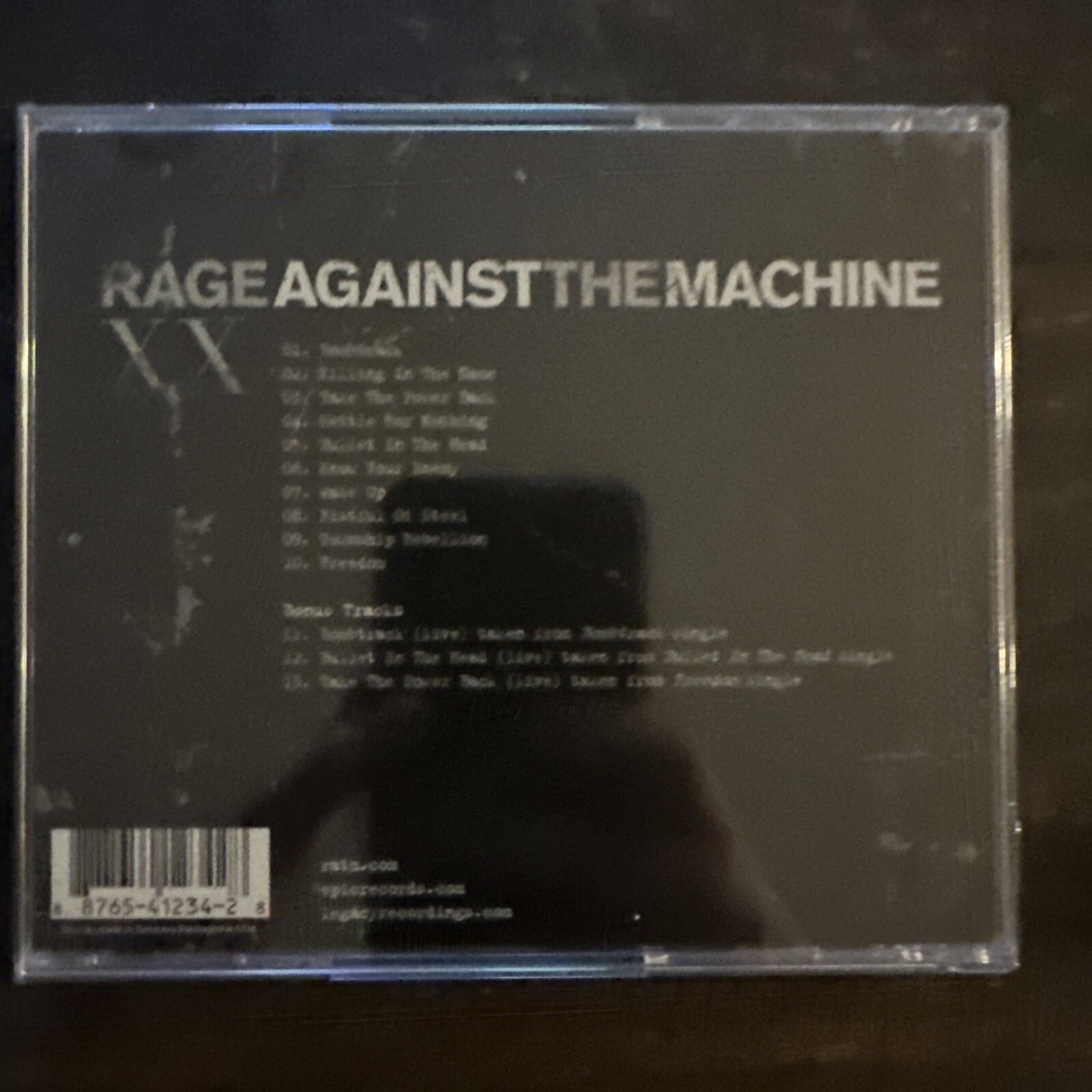 Rage Against The Machine – Rage Against The Machine (CD) NEW/SEALED ...