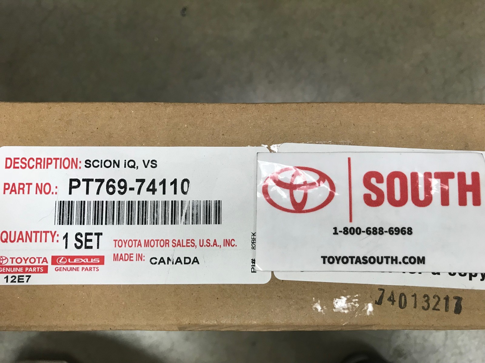 2012-2014 Scion IQ Mudguards PT769-74110 Genuine OEM Scion Mudflaps | eBay