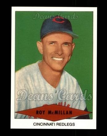 1954 Red Heart Reprint #21 Roy McMillan Reds 8 - NM/MT | eBay