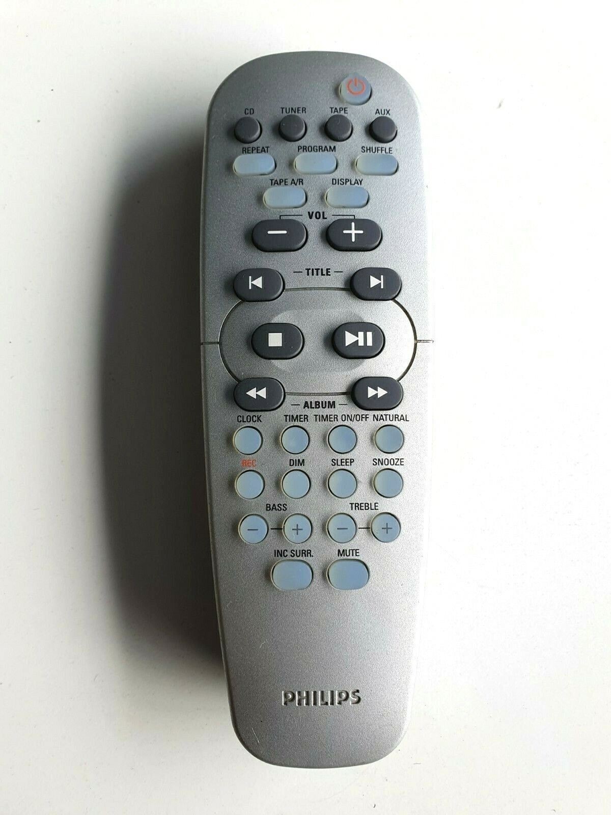 Remote Control Philips Tape Audio System Rc19532011/01 Hifi MC-M7 MC-M8 ...