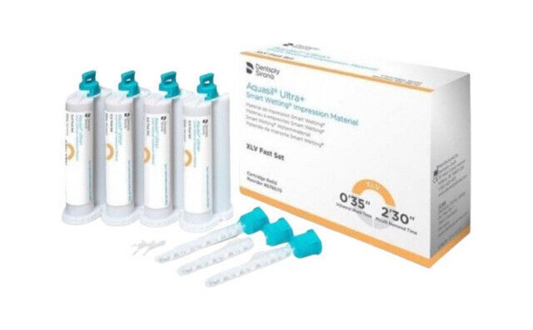 Dentsply 678670 Aquasil Ultra+ XLV Fast Set Smart Wetting Material 4x50 ...