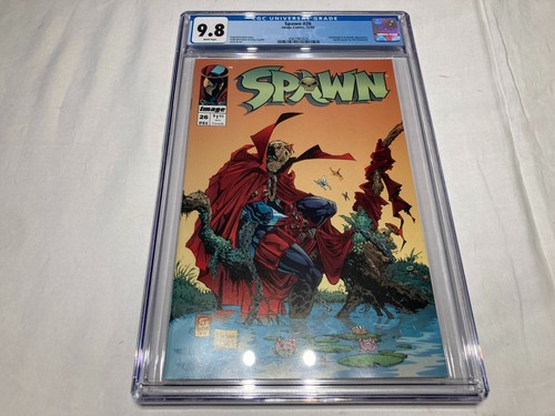 Spawn 26 CGC 9.8 NM/M White Pages McFarlane Capullo Malebogia 1994 | eBay