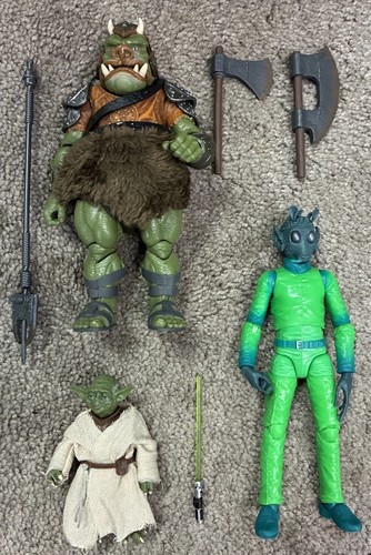 Star Wars Black Series Yoda Lightsaber Gamorrean Guard Rodian Greedo | eBay