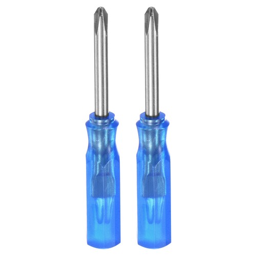 2Pcs PH1 Mini Phillips Screwdriver 2.5mm Magnetic Cross Head 45mm ...