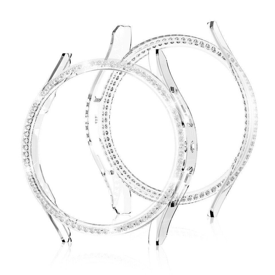 For Samsung Galaxy Watch 4 5 Pro 6 40mm/44mm PC Case Bling Rugged ...