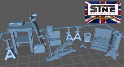 Scalextric Figures, Slot car Figures,3d Print Figures. Workshop ...