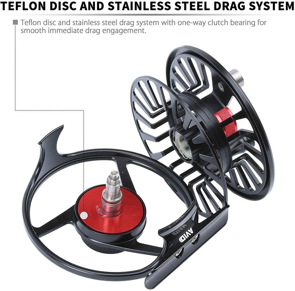 Fly Fishing Combo: Premier Fly Fishing Rod, Avid Fly Reel and Rod Case ...
