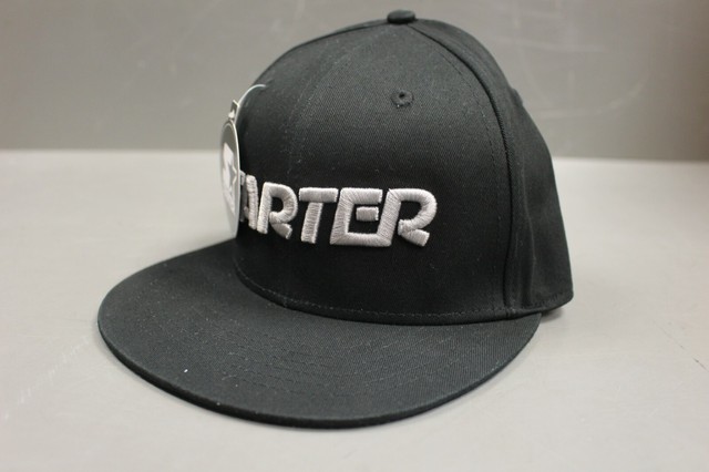 Starter Men's Star-fit Flat Brim Cap Black/vapor Grey Size Small C8dy ...