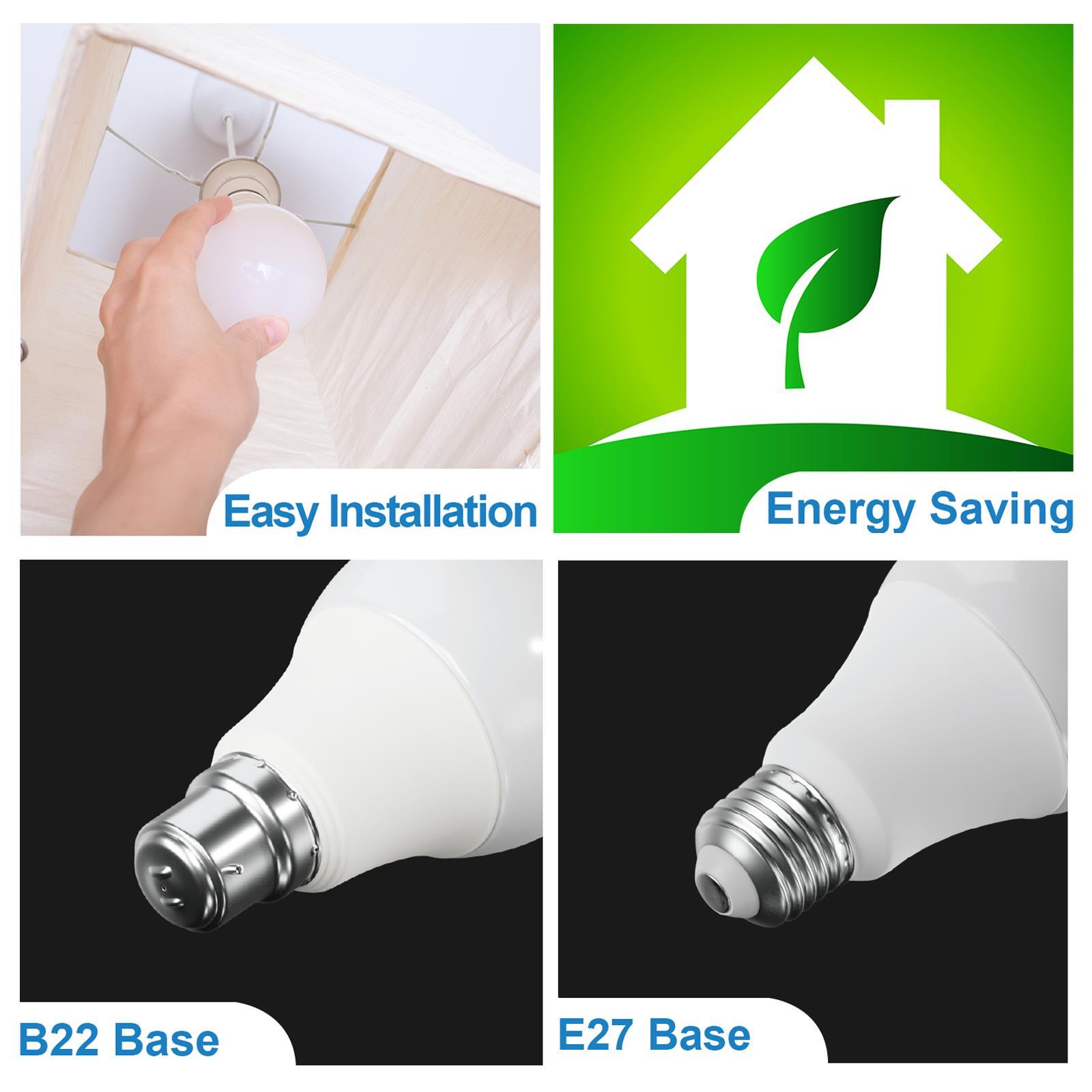 1-20 Pack LED 100W Bulb B22 Bayonet GLS Lamp Light Bulbs Cool White ...