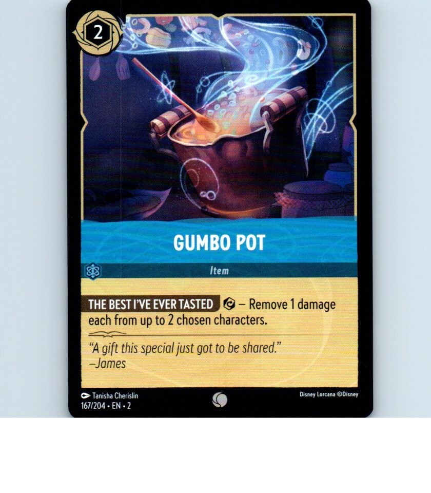 Gumbo Pot 167/204 Disney Lorcana Trading Card | eBay