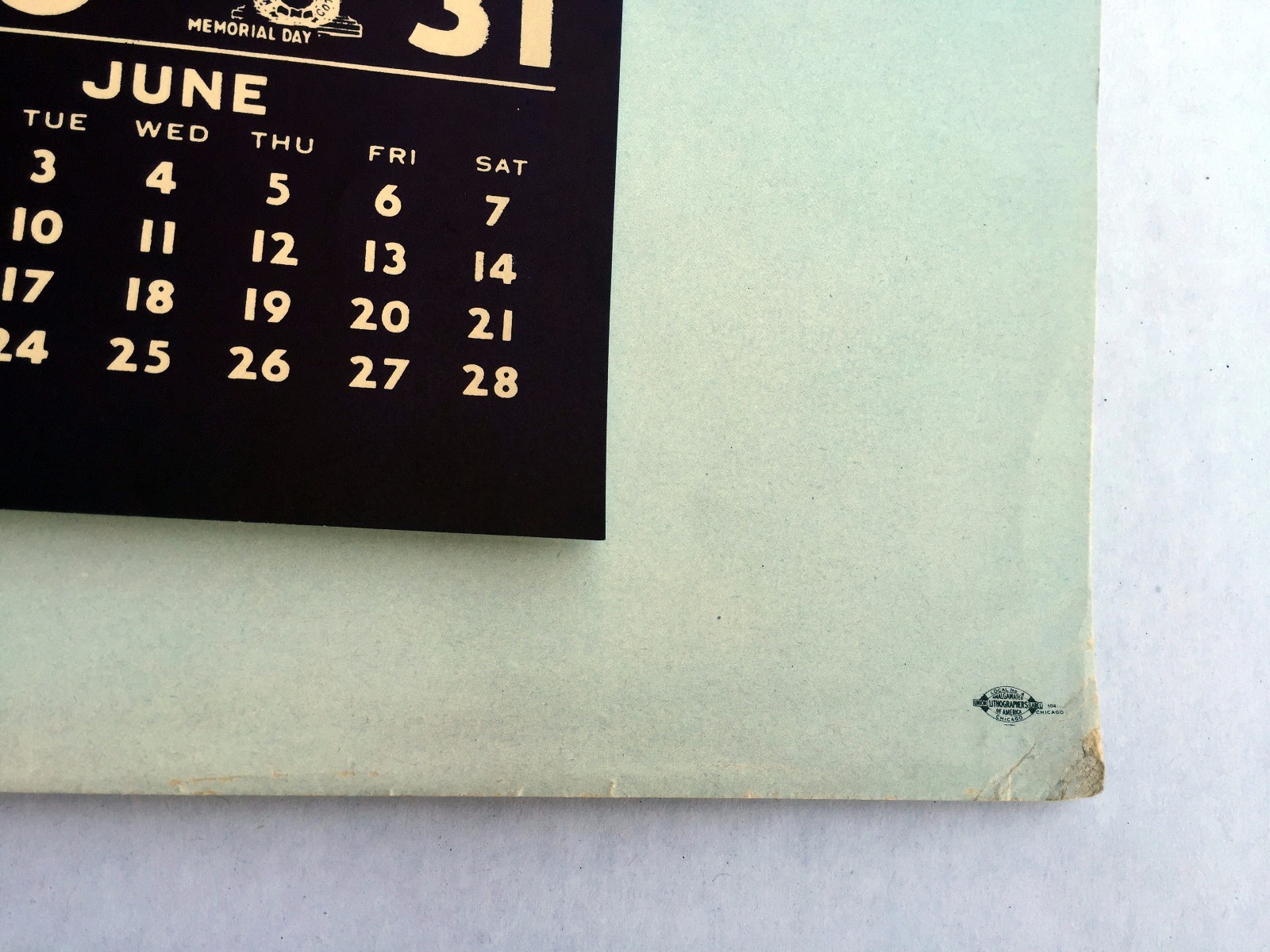 1952 Pinup Girl Picture Calendar by Thompson Cute Sassy Blond Abreast ...