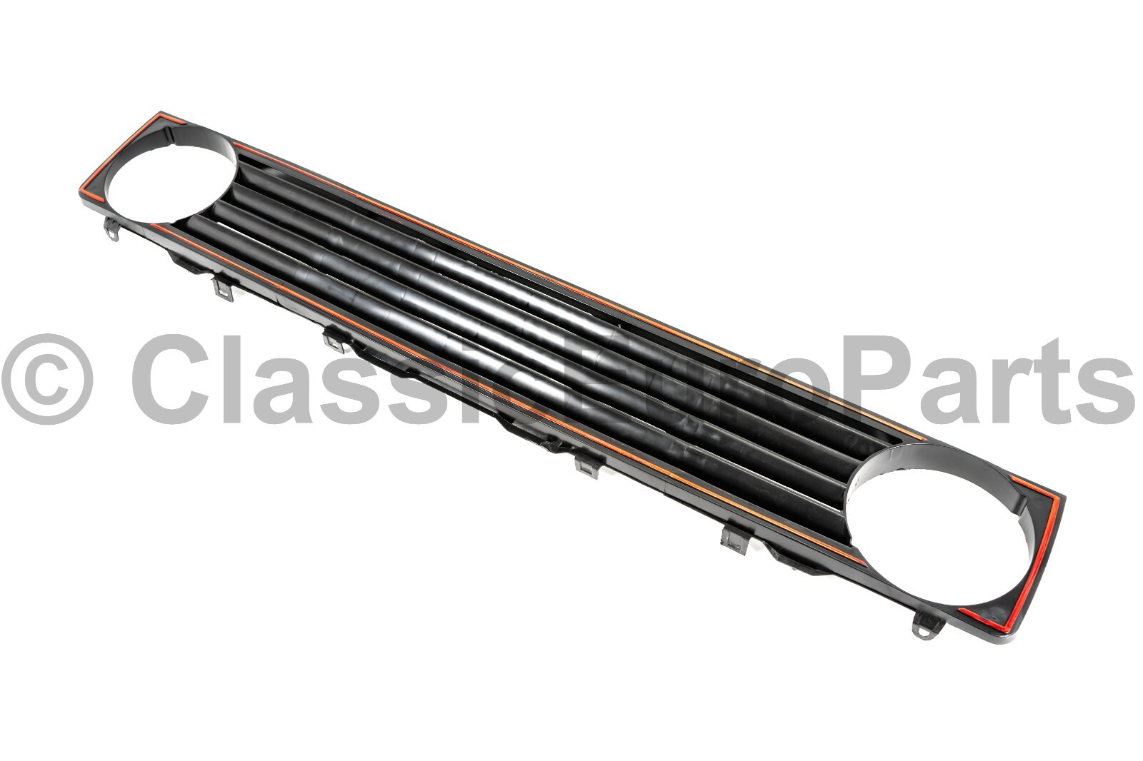 Euro headlight badgeless grill red strip for VW Citi Golf MK1 GTi GTD ...