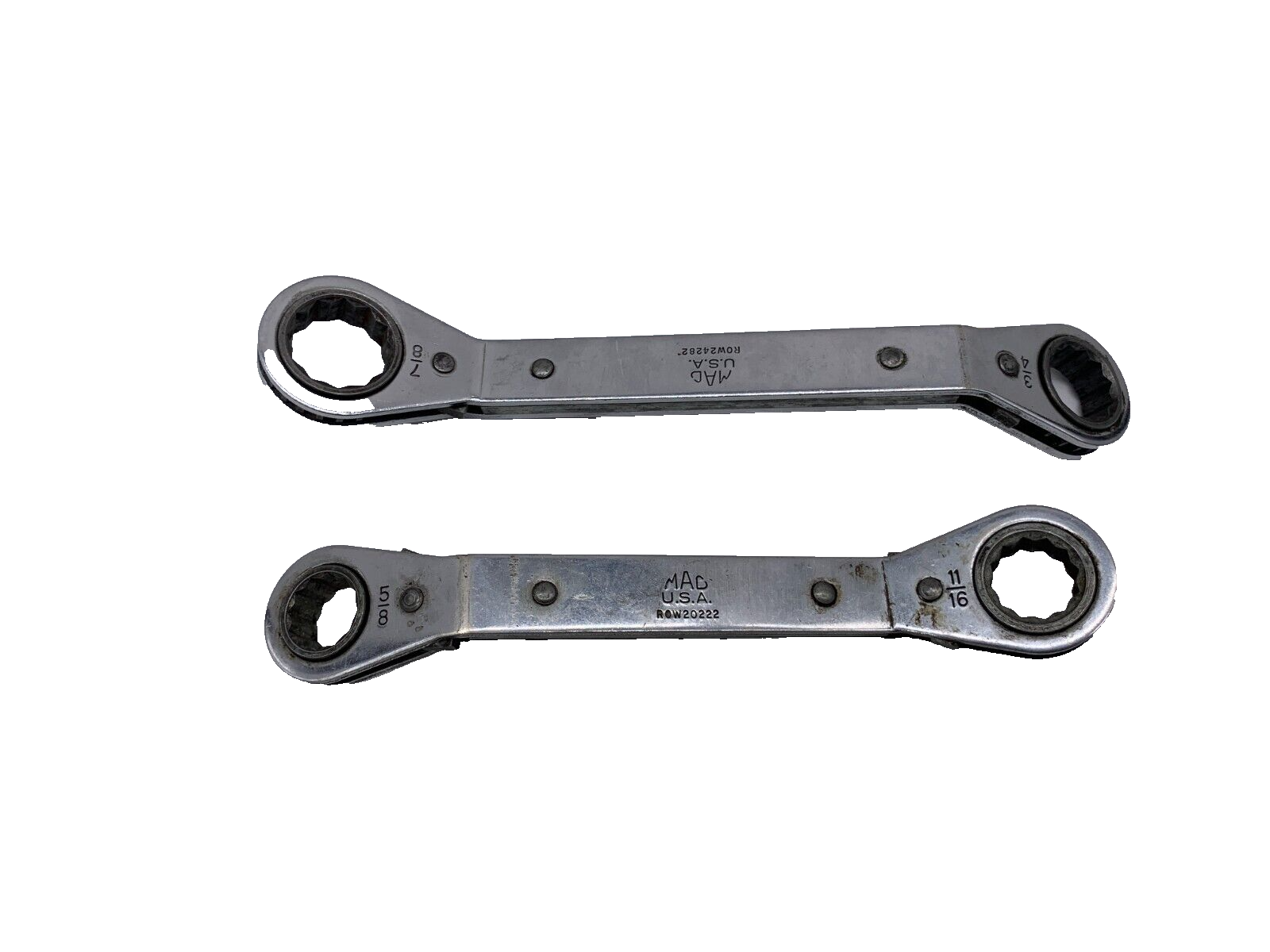 Mac Tools Offset Ratchet Wrenches Set of 2 SAE | eBay