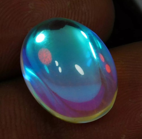 Mystic Topaz Multi-Color Oval Cut 10-12 Ct Natural Loose Gemstone EGL ...