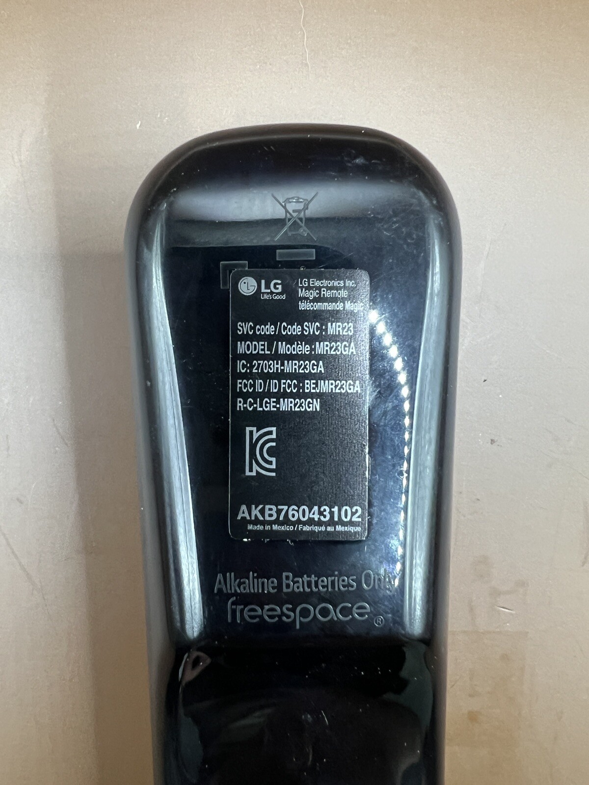 MR23GA LG Magic Remote Control For AKB76043112 for sale online | eBay