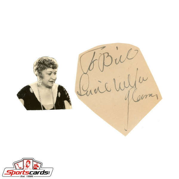 Lucile Gleason (d.1947) Actress Signed Cut Autograph | eBay