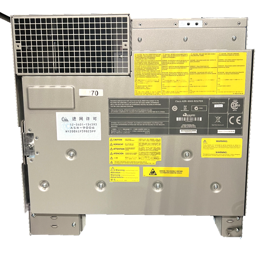 Cisco ASR9006-AC-V2 Router A9K-RSP440-TR Tested Working | eBay