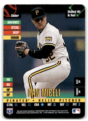 1995 Donruss Top of the Order Dan Miceli Pittsburgh Pirates | eBay