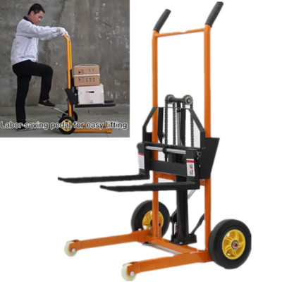 Hand Hydraulic Platform forklift Hand-pushed Lift Hand Truck Capacity ...
