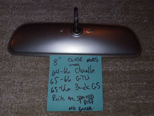 NORS STANDARD MIRROR FOR 1964-66 CHEVELLE/ 1965-1966 GTO/1965-1966 ...