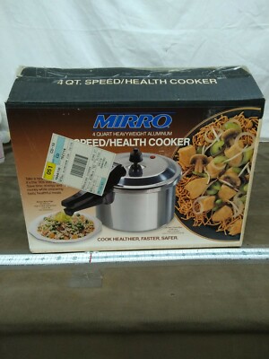 NEW MIRRO 4 Quart Pressure Cooker #92140 INCLUDES Instruction Book | eBay