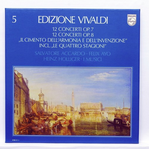 ACCARDO, FELIX AYO, I MUSICI ⸺ Edizione VIVALDI vol.5 ⸺ PHILIPS 5xLPs ...