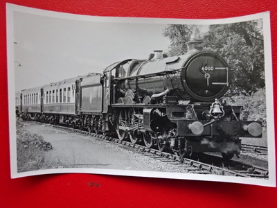 PHOTO GWR KING CLASS LOCO NO 6000 KING GEORGE V AT BULMERS HEREFORD ...