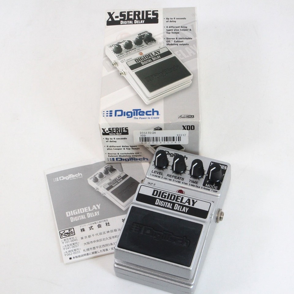 Pédale d'effets Digitech Digidelay XDD Digital Delay pour guitare utilisée... | eBay