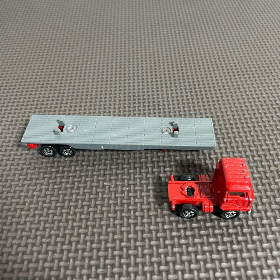 Mini Car Tomy Tomica Hino Semi Trailer Truck Towing ② | eBay