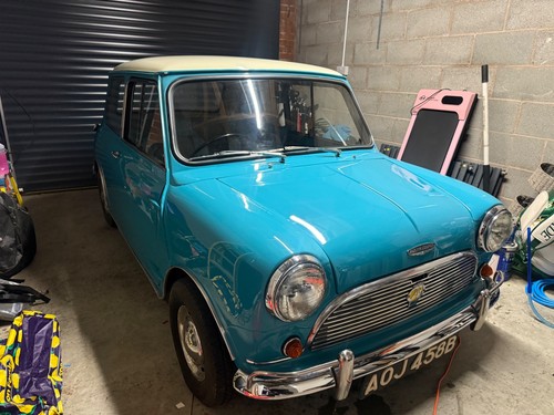 Austin Mini Cooper mk1, surf blue, may take PX | eBay UK