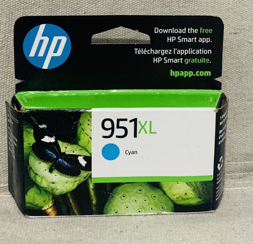 HP 951XL Cyan High Yield Ink Cartridge - CN046AN Exp 5/24 886111609697 ...