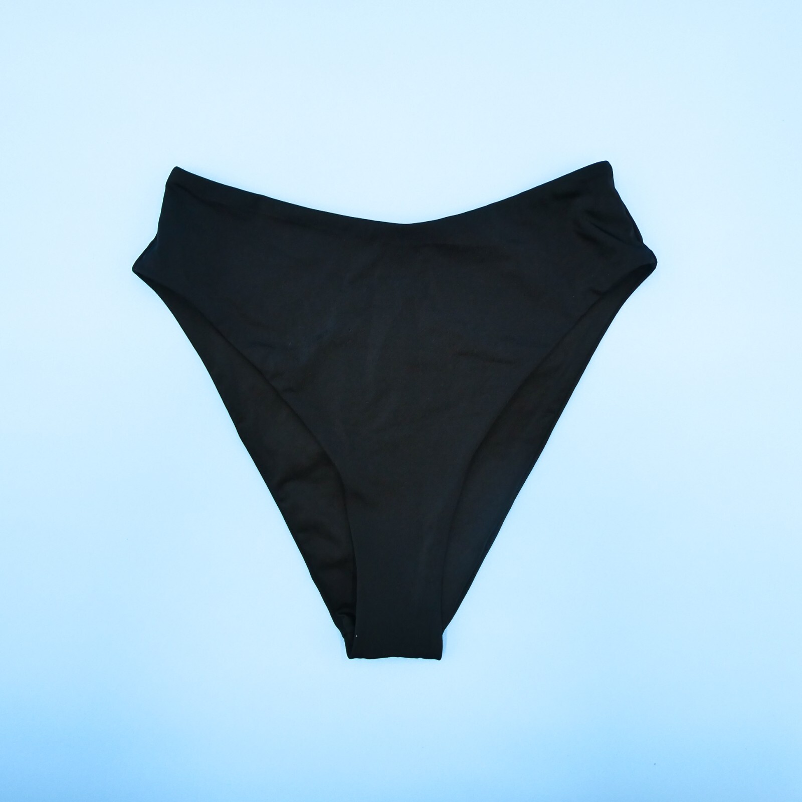 Victorias Secret Small Bikini Bottom Black Thong Deep Cut VS Swimuit ...