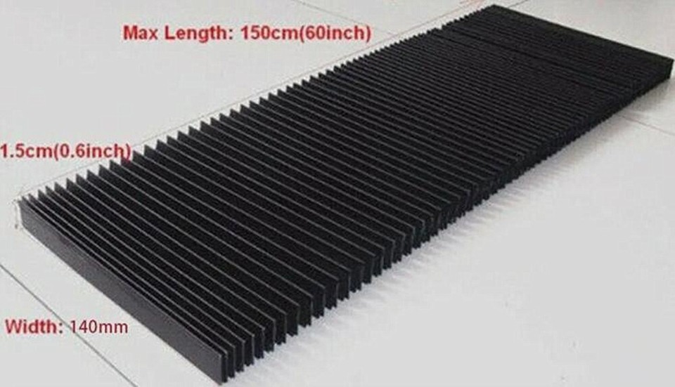 Engraver Milling Machine Protector Flat Accordion Bellow Way Cover High ...