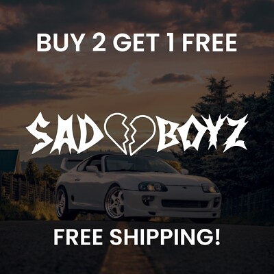 Sad Boys Vinyl Sticker Decal JDM Anime Car Window V3 | eBay