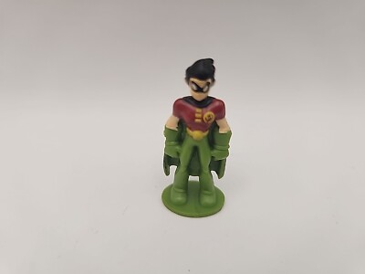 Robin Batman Mini Figure 1.25" Tall Action Figure Pvc Toy Small Tiny Dc ...