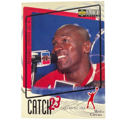 1997-98 Upper Deck Michael Jordan Chicago Bulls Catch 23 Card #191 S80 ...
