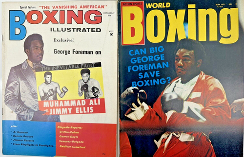 Boxing Illustrated 1971 George Foreman - Lot of 2 Magazines | eBay