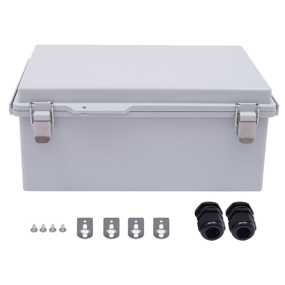 Outdoor Electrical Junction Box - Large 14x10x6 Inch Waterproof Plastic ...