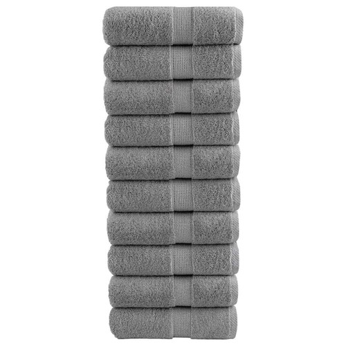 Salviette Premium SOLUND 10 pz Grigie 30x30 cm 600gsm 8721012149427 | eBay