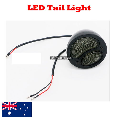 12V Black Led Tail Brake light Lamp Harley Chopper Bobber Custom ...
