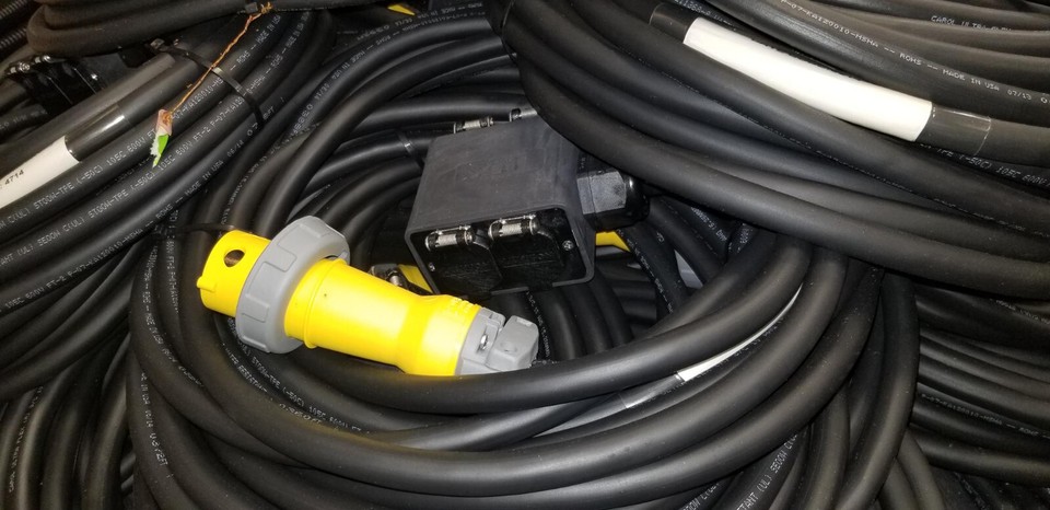 EXTENSION CORD 50' POWER 4 OUTLET BOX CAROL CABLE 10/3 ULTRA FLEX US ...
